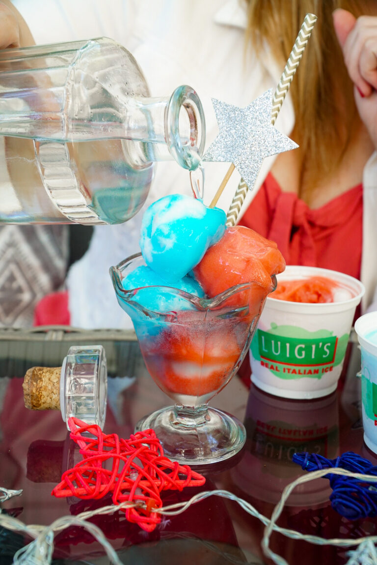 Red, White, and Blue Alcoholic Slushies | Couple in the Kitchen