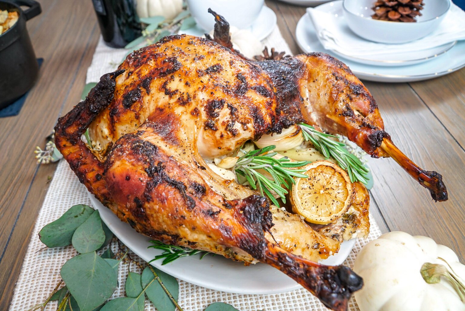 Mayonnaise Roasted Turkey | Couple in the Kitchen