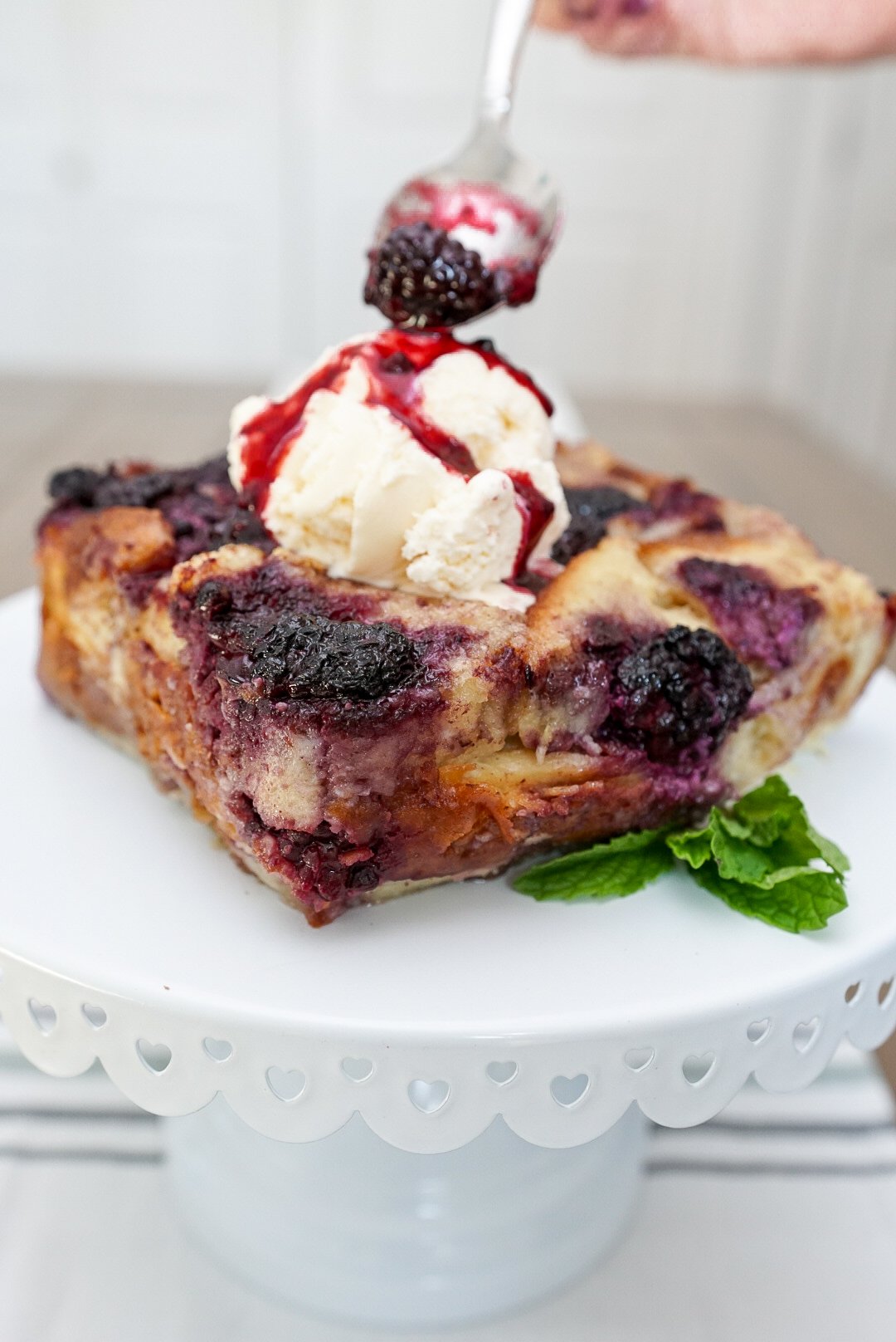 Berry Bread Pudding Recipe | Couple in the Kitchen