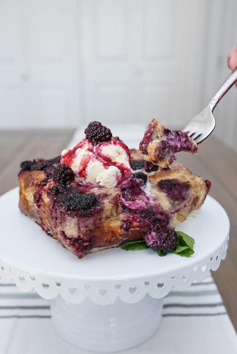 Berry Bread Pudding Recipe | Couple in the Kitchen