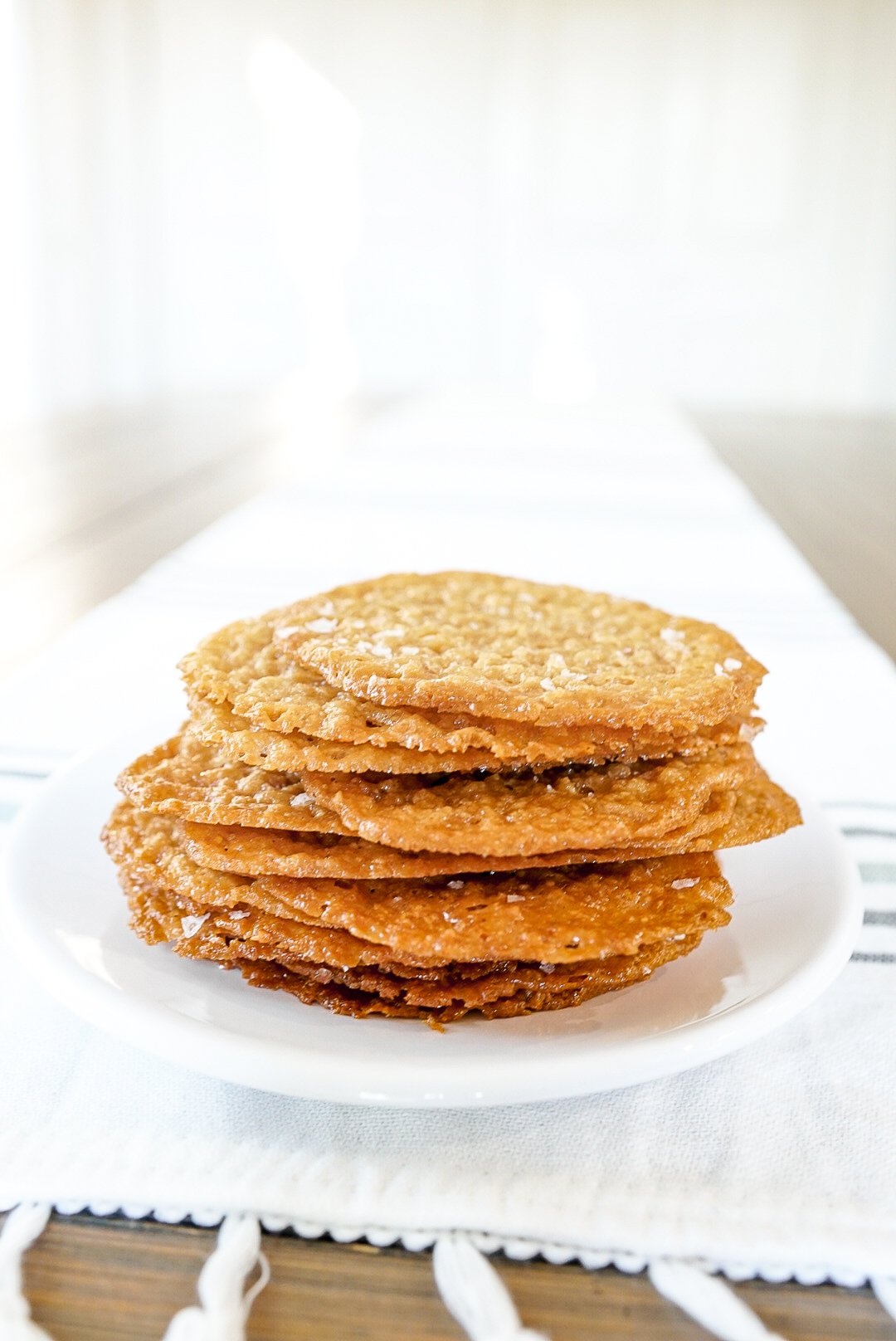 Salted Caramel Lace Cookies | Couple in the Kitchen