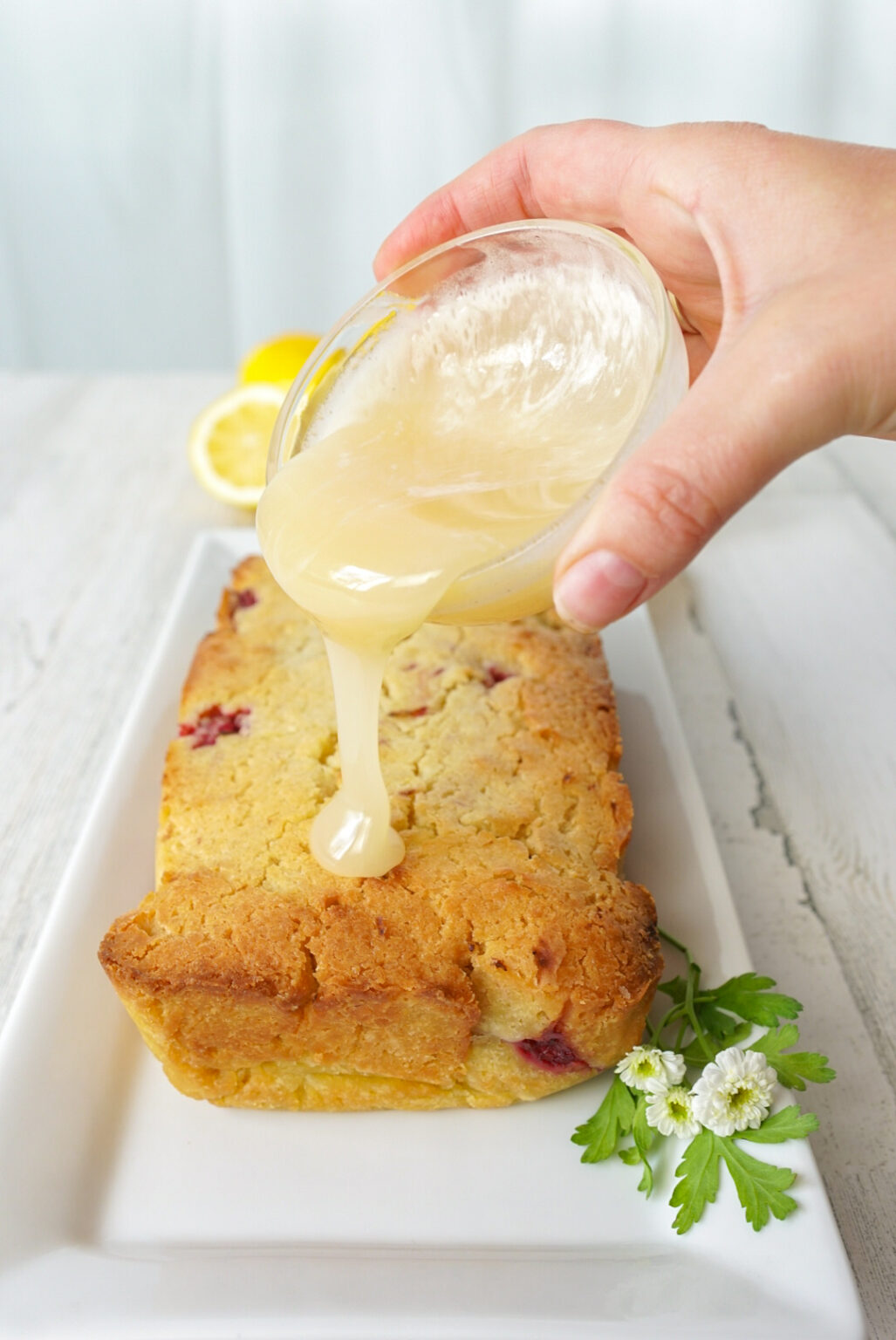 Raspberry Lemon Sugar Free Cake Recipe | Couple in the Kitchen