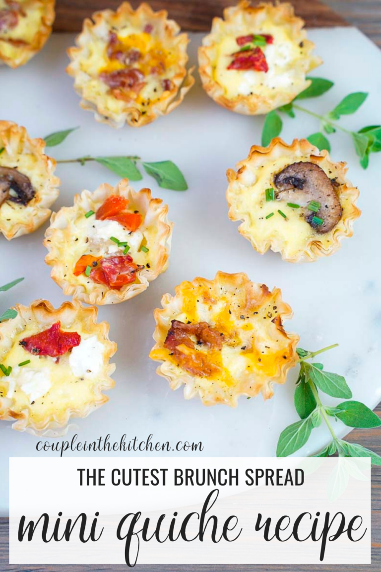 Easy Mini Quiche Recipe | Couple in the Kitchen