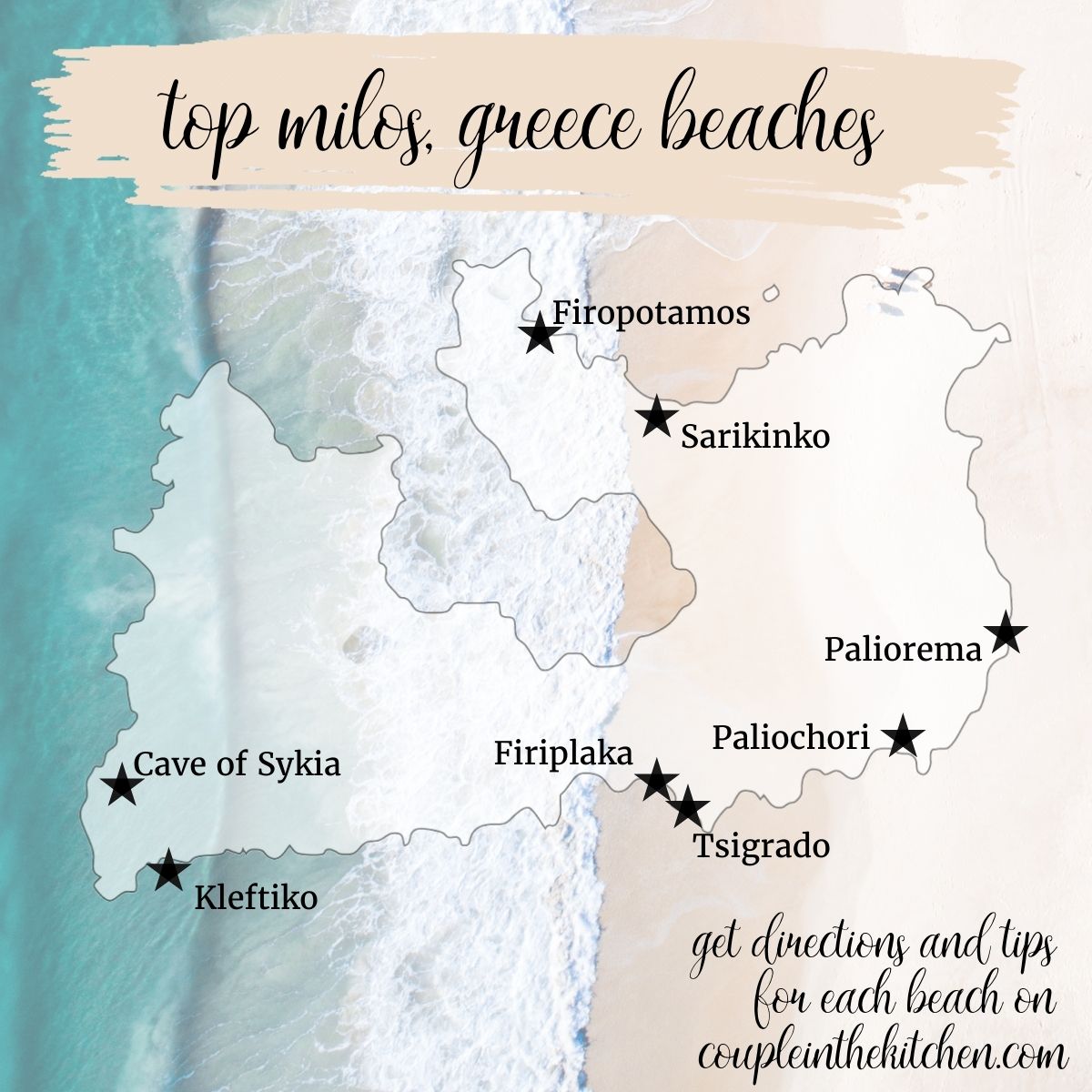 Seven Can’t-Miss Milos Greece Beaches | Couple in the Kitchen