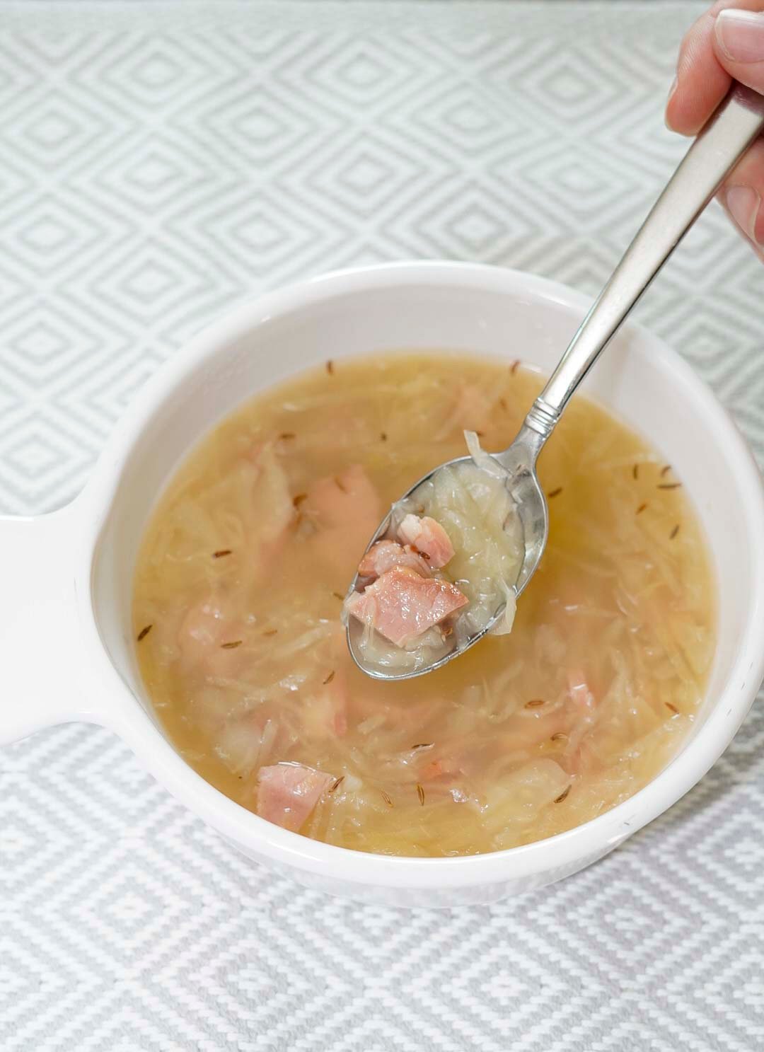 Healthy Reuben Soup Recipe | Couple in the Kitchen