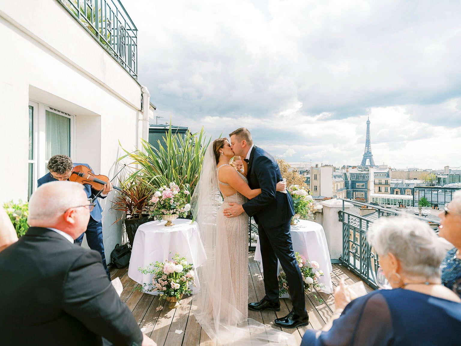 Our Fairytale Wedding in Paris | Couple in the Kitchen