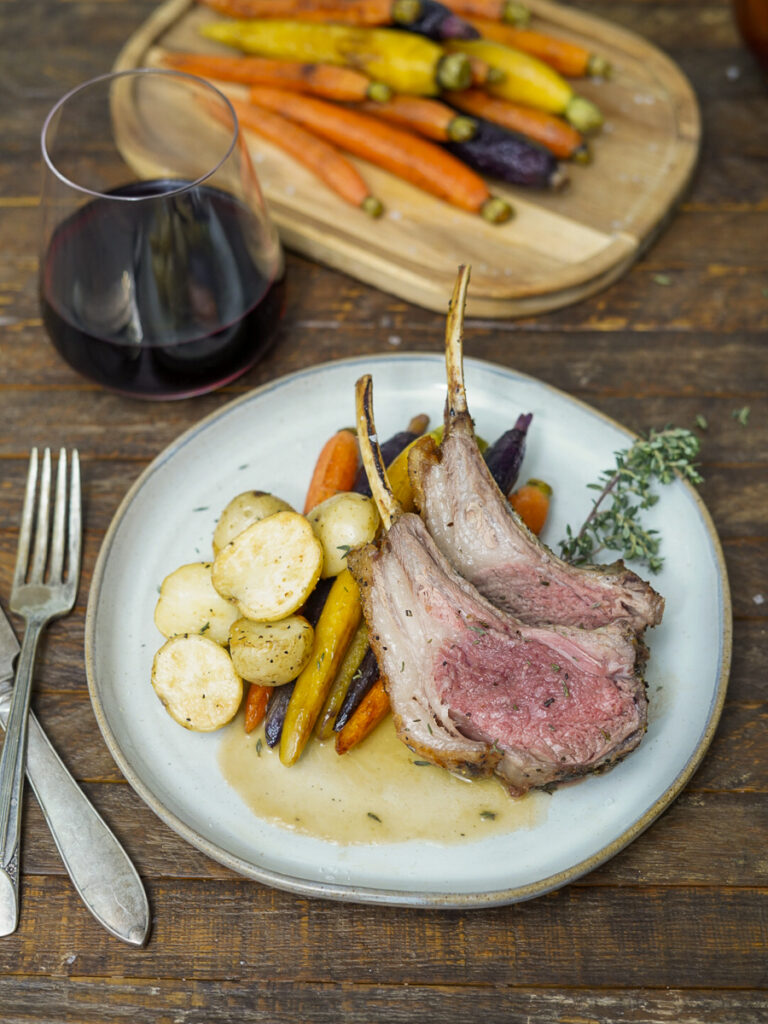 Herb Roasted Rack of Lamb Recipe | Couple in the Kitchen