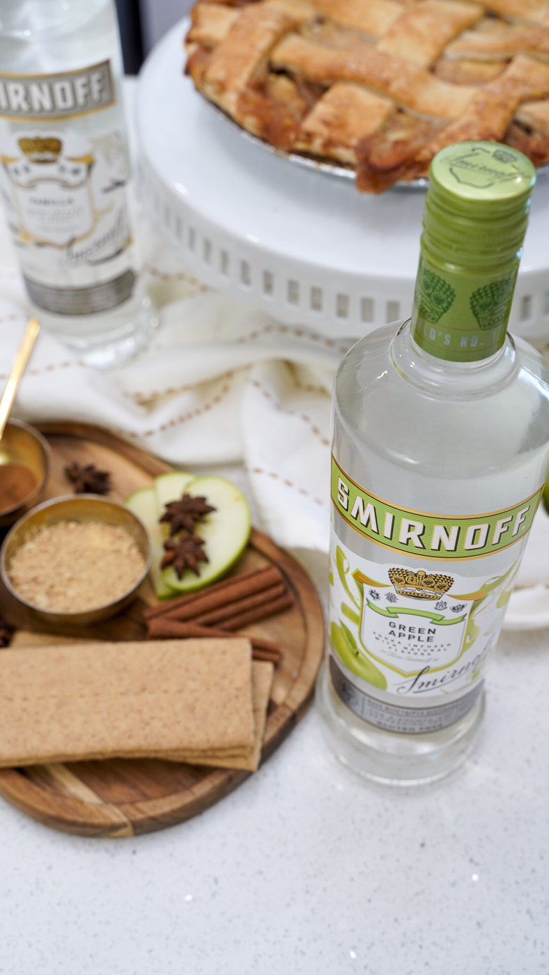 Apple Pie Drink Recipe With Vodka Couple In The Kitchen