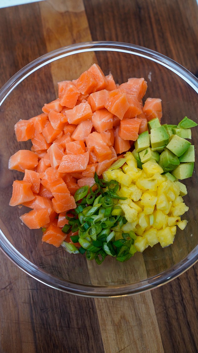 Easy, 10 Minute Hawaiian Salmon Poke Recipe | Couple in the Kitchen