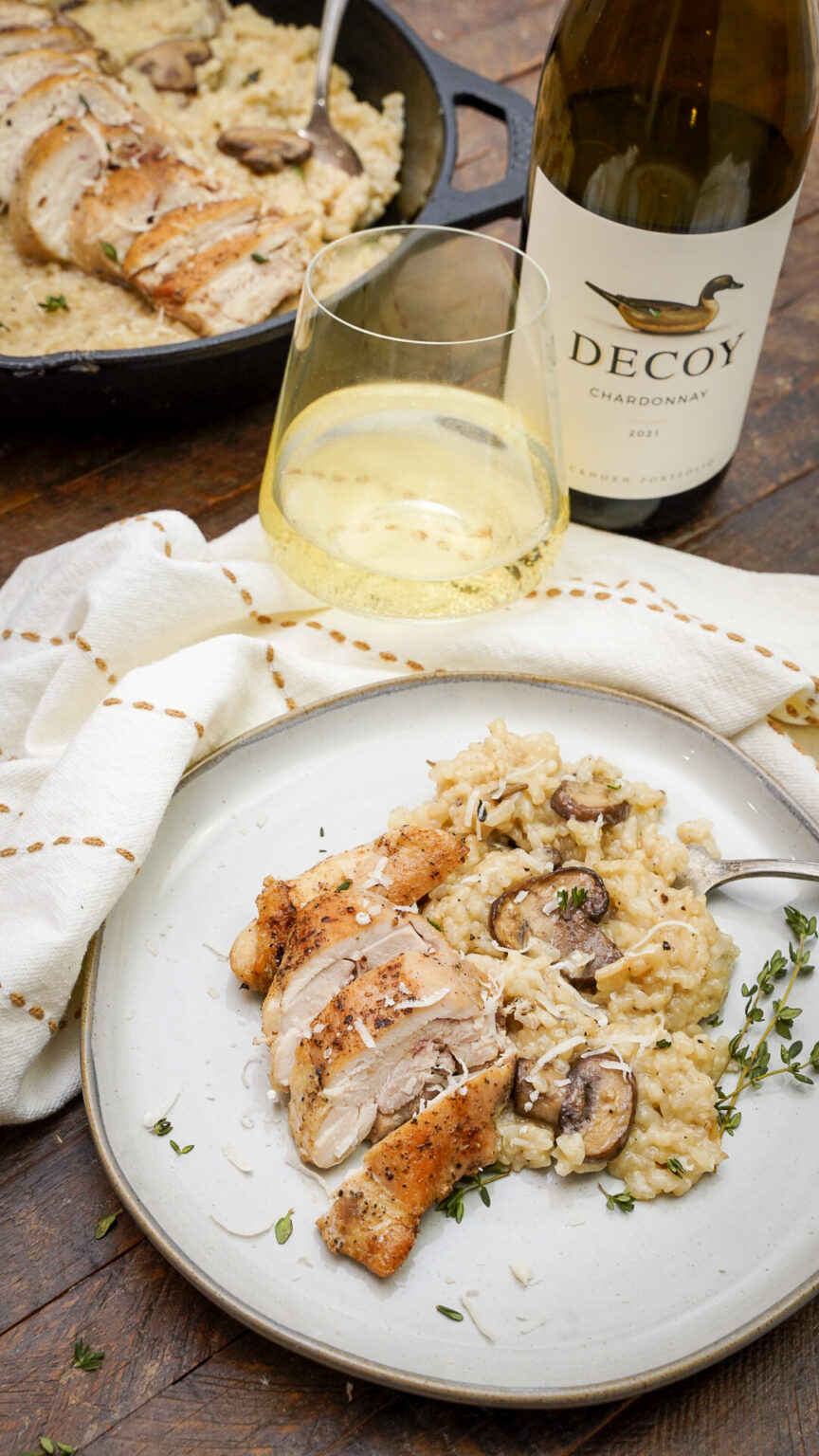 Creamy Chicken Risotto Recipe | Couple in the Kitchen