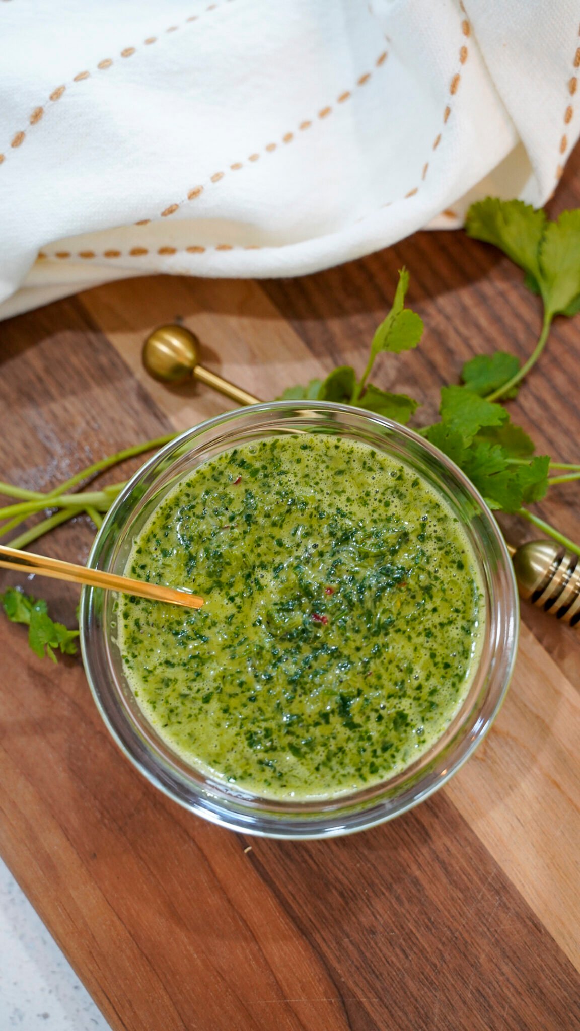 Sweet Cilantro Sauce Recipe with Lime and Honey