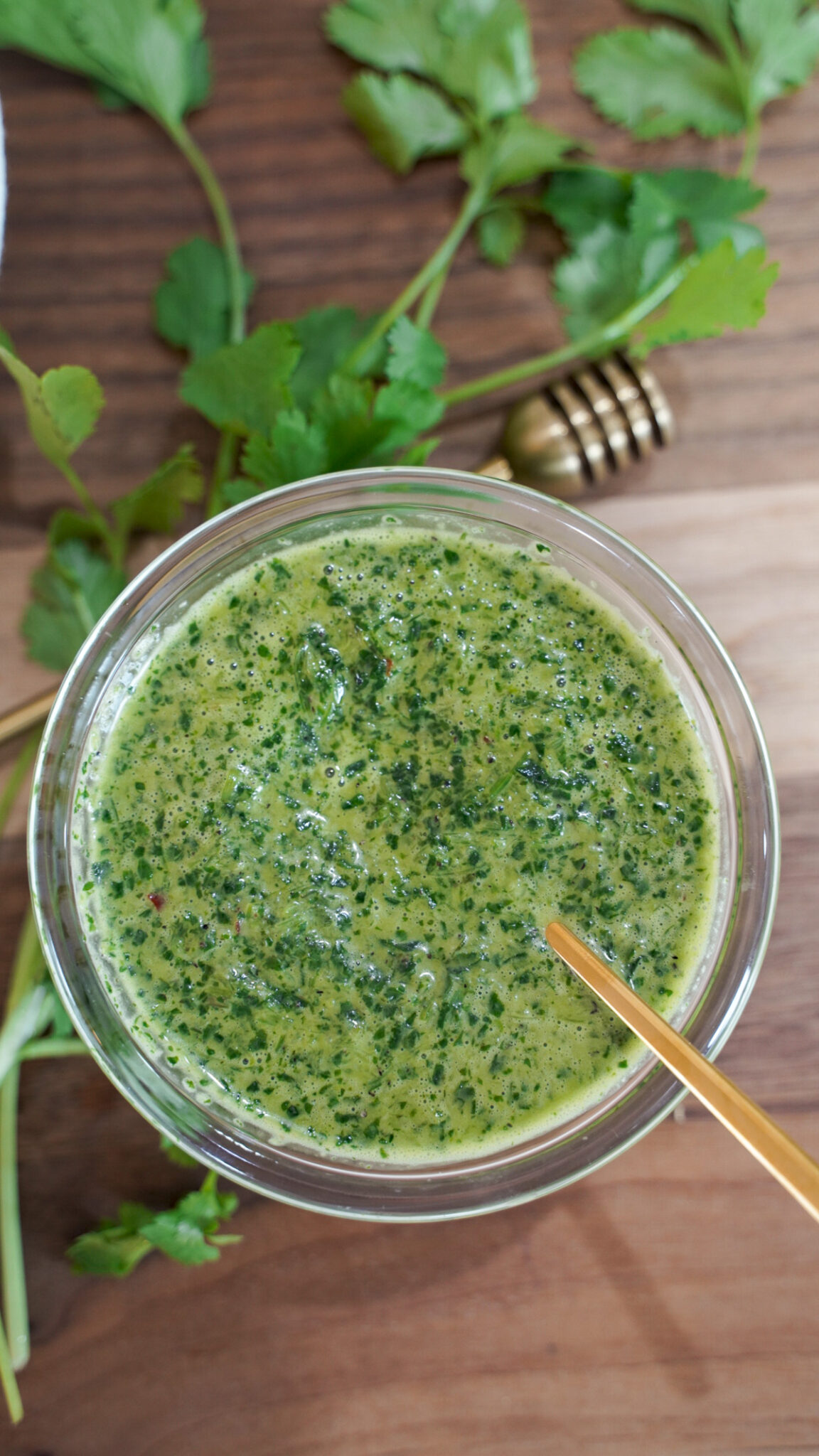 Sweet Cilantro Sauce Recipe with Lime and Honey