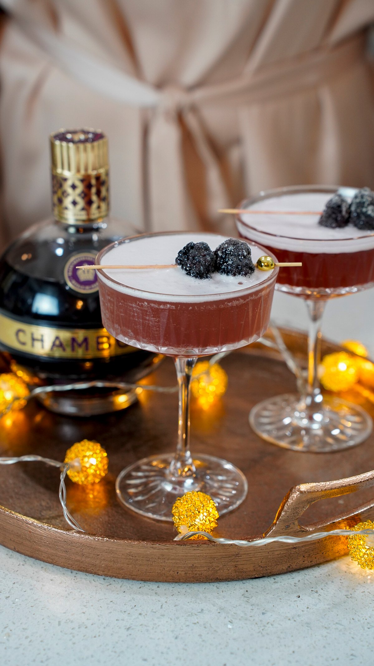 Classic French Martini Recipe (Chambord Cocktail) | Couple in the Kitchen