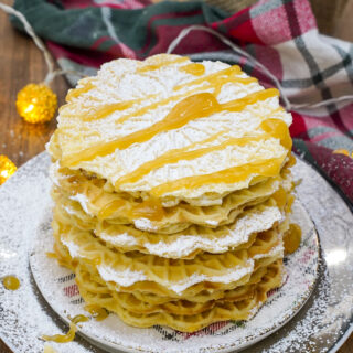 The Best Italian Lemon Pizzelle Cookie Recipe | Couple in the Kitchen