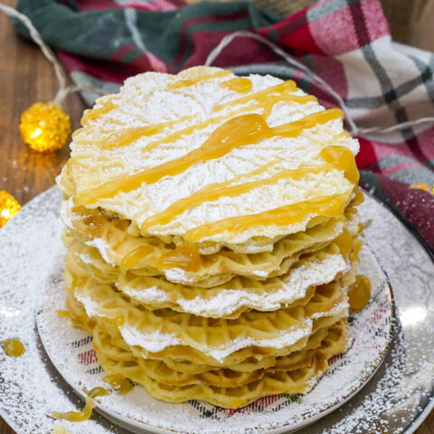 The Best Italian Lemon Pizzelle Cookie Recipe | Couple in the Kitchen