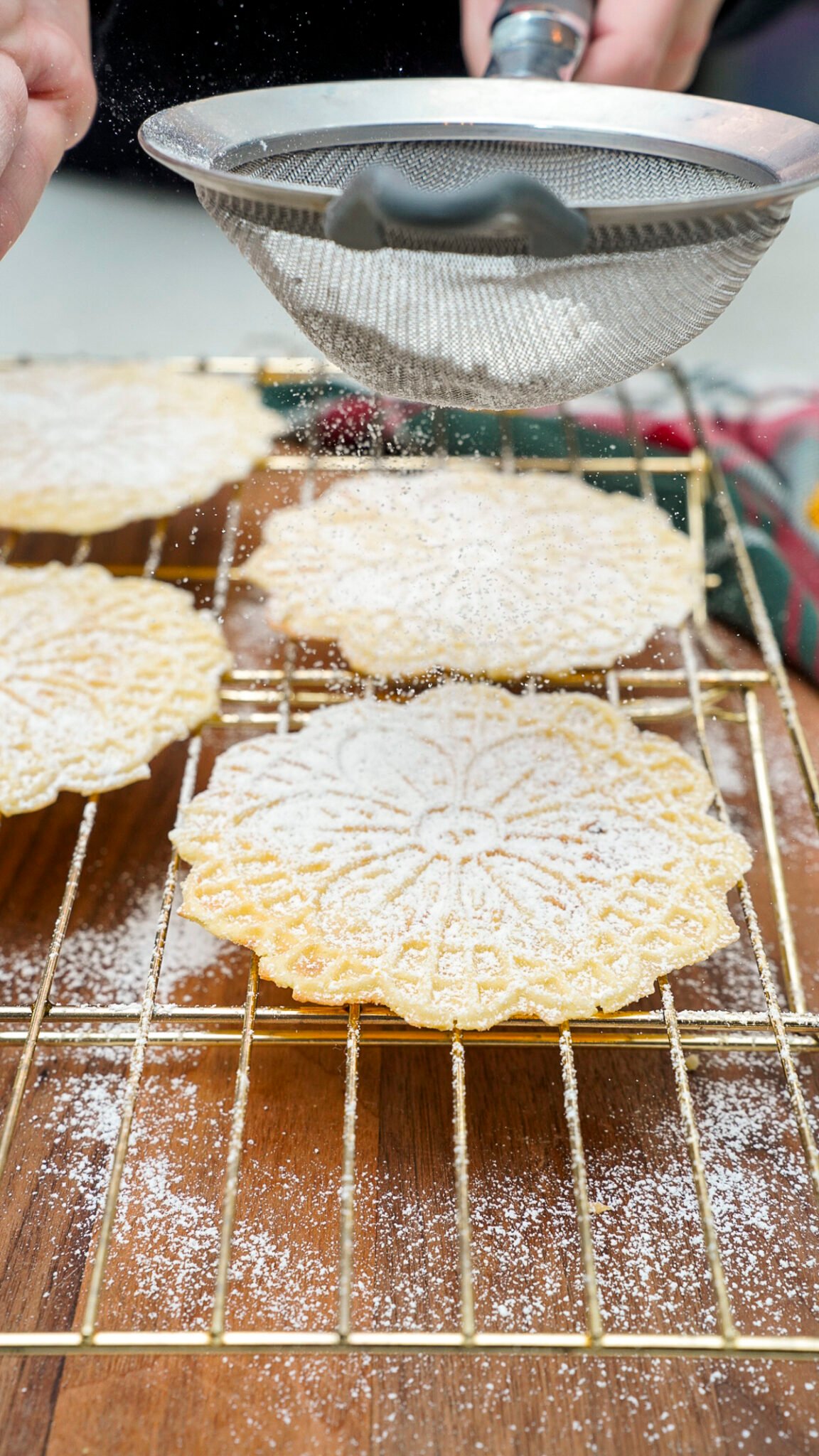 The Best Italian Lemon Pizzelle Cookie Recipe | Couple in the Kitchen
