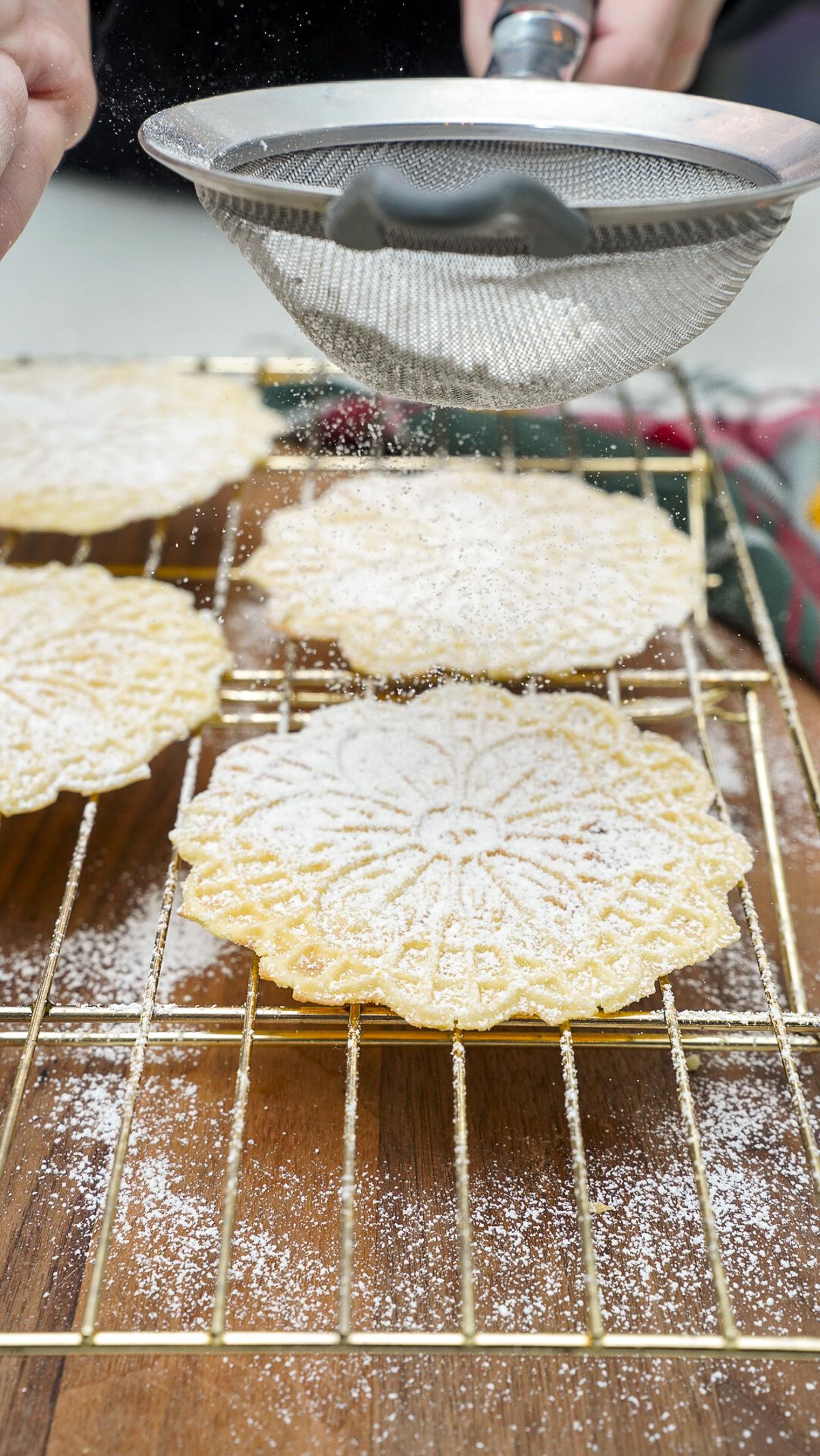 The Best Italian Lemon Pizzelle Cookie Recipe | Couple in the Kitchen
