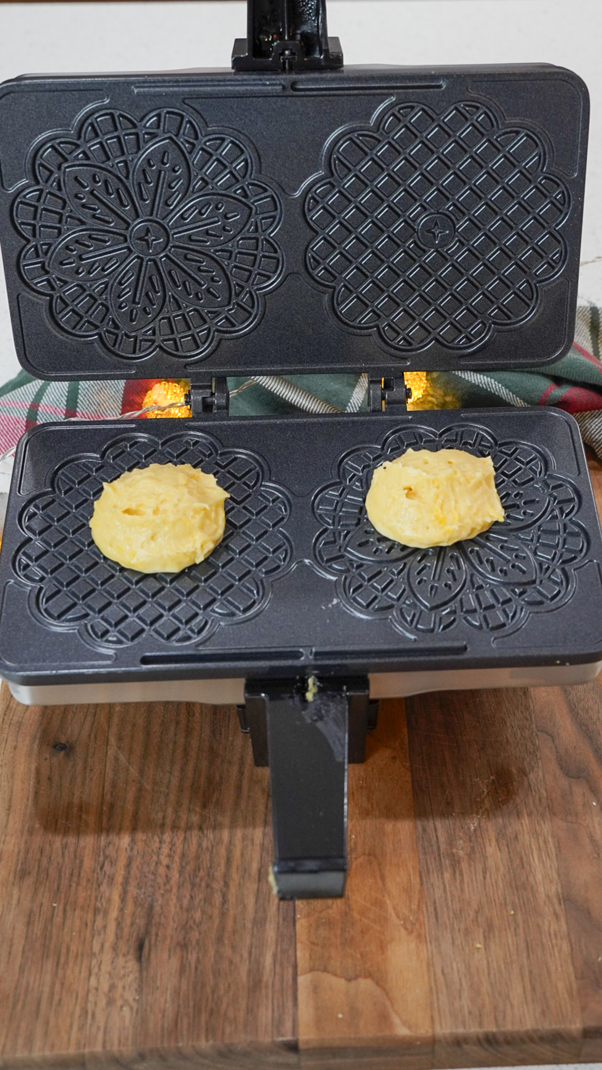 The Best Italian Lemon Pizzelle Cookie Recipe | Couple in the Kitchen