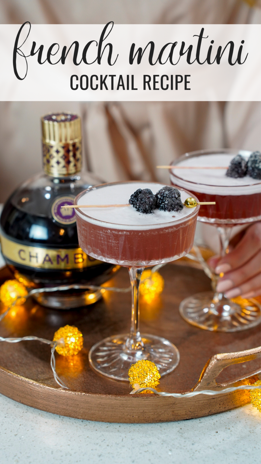 Classic French Martini Recipe (Chambord Cocktail) | Couple in the Kitchen