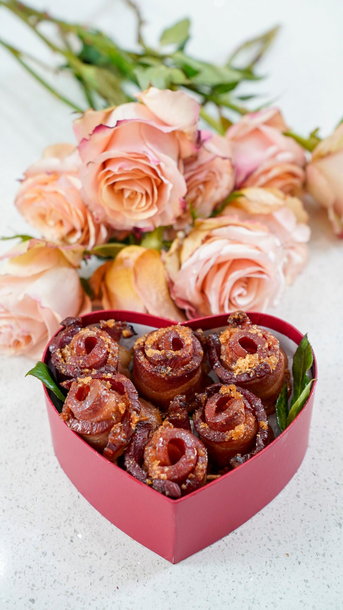 How to Make Candied Bacon Roses | Couple in the Kitchen