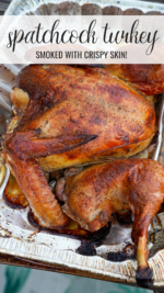 Juicy Smoked Spatchcock Turkey Recipe with Crisp Skin | Couple in the ...